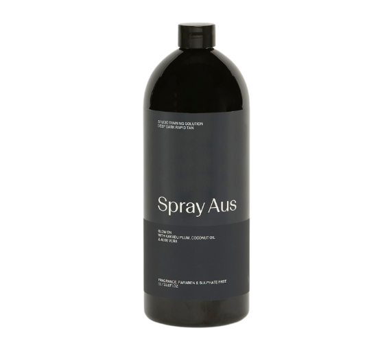Spray Aus Deep Dark Rapid Tan 14% DHA 1L Spray Tan Solution