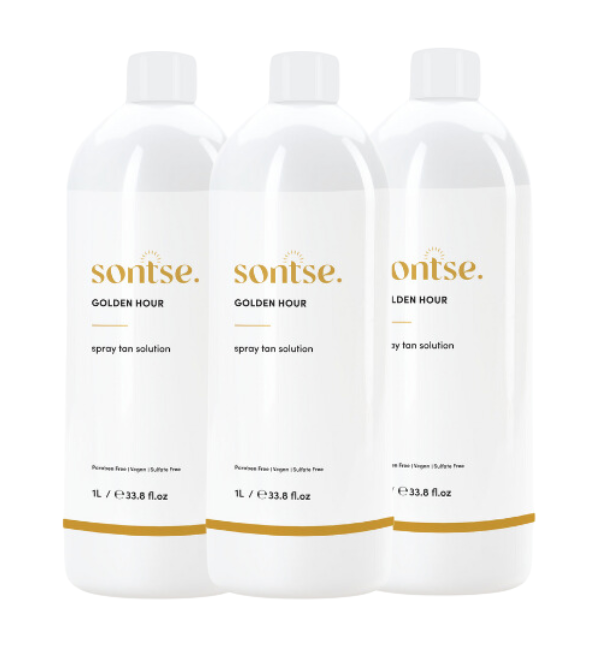 Sontse Golden Hour Professional Tan Solution 3 Pack